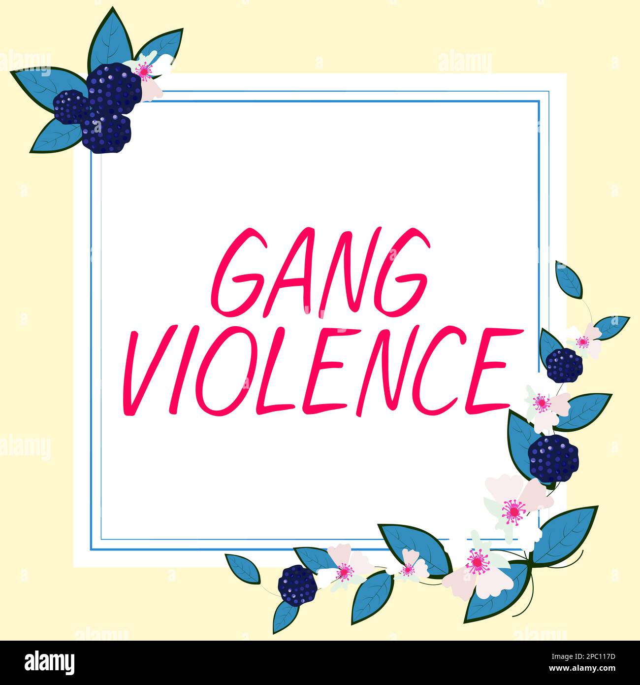 Conceptual caption Gang Violence. Business overview infringement of the ...