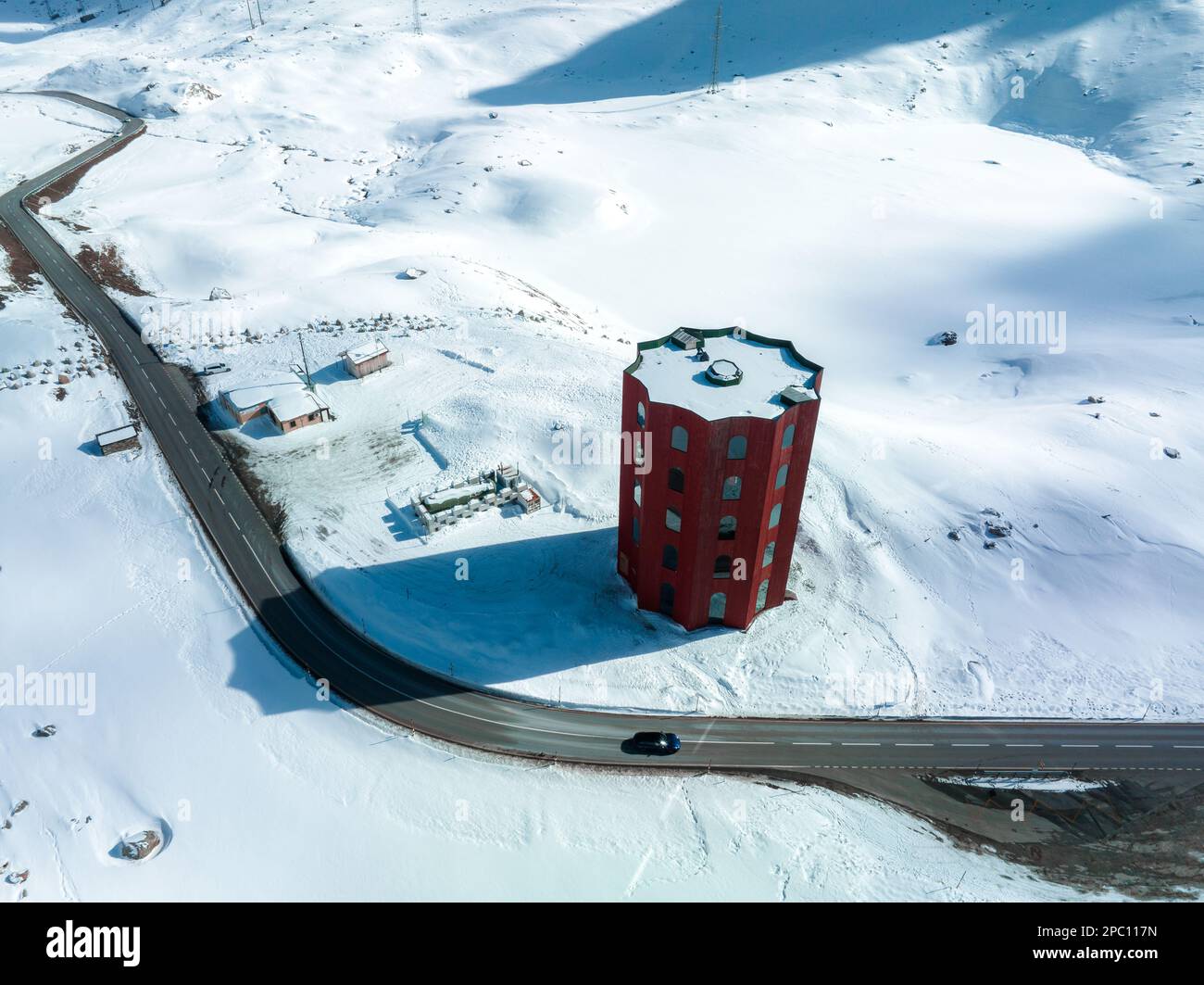 Julier pass switzerland tower hi-res stock photography and images - Alamy