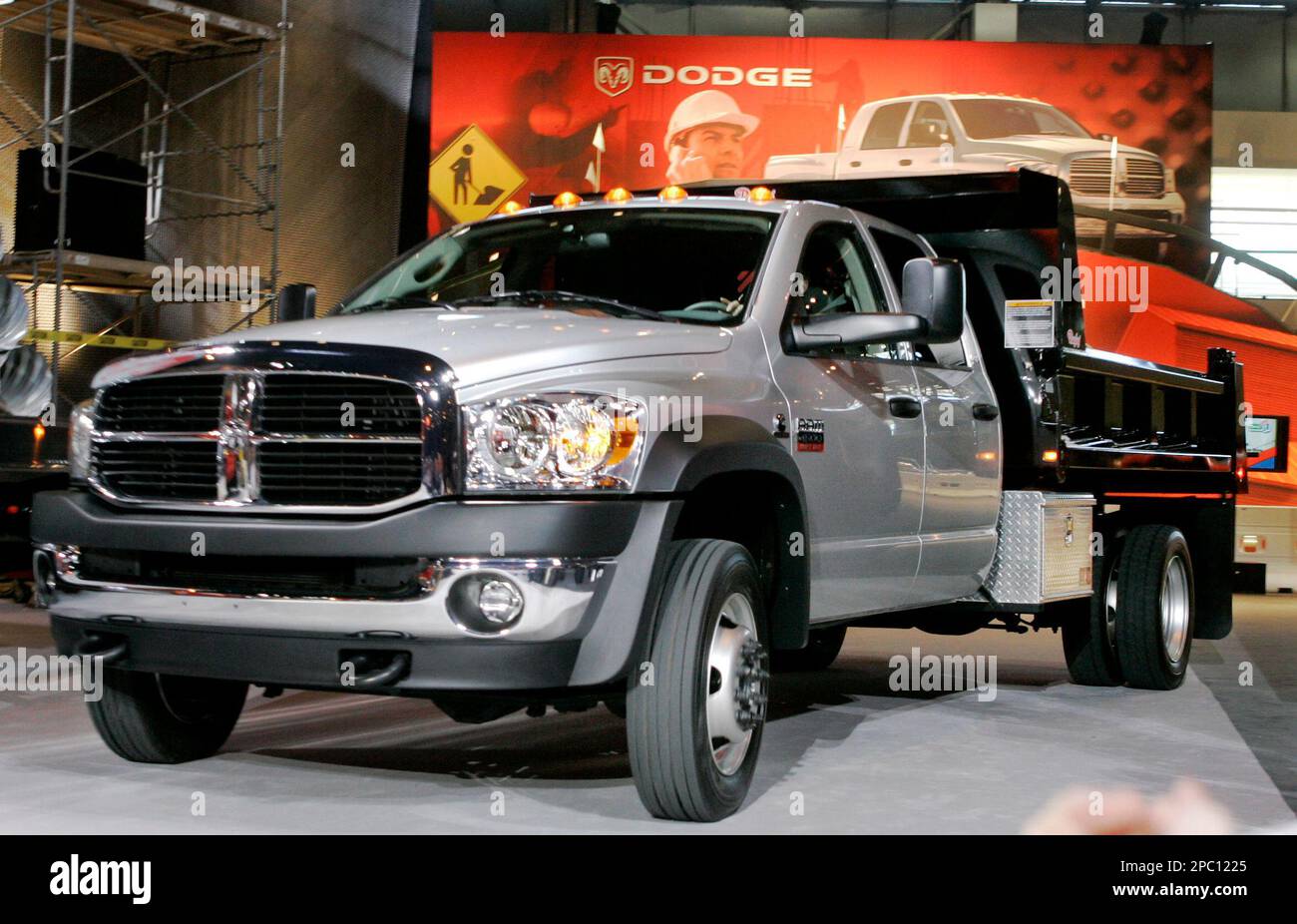 The 2008 Dodge Ram 4500 chassis cab commercial truck is unveiled during ...