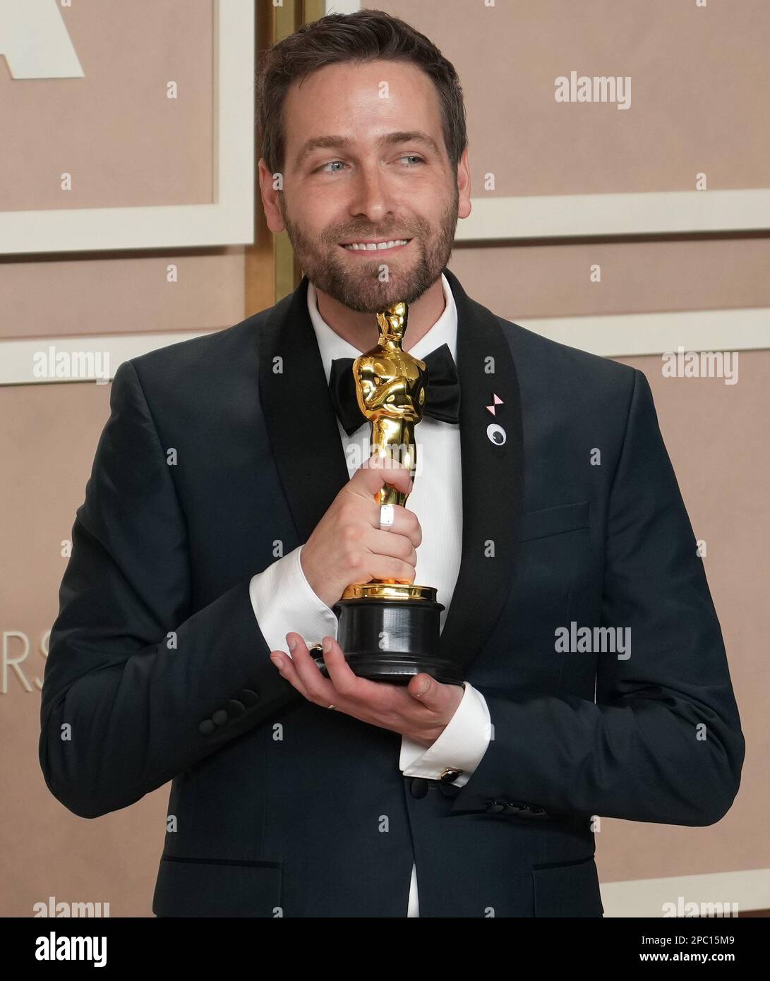 Los Angeles, USA. 12th Mar, 2023. Paul Rogers, winner of the Best Film ...