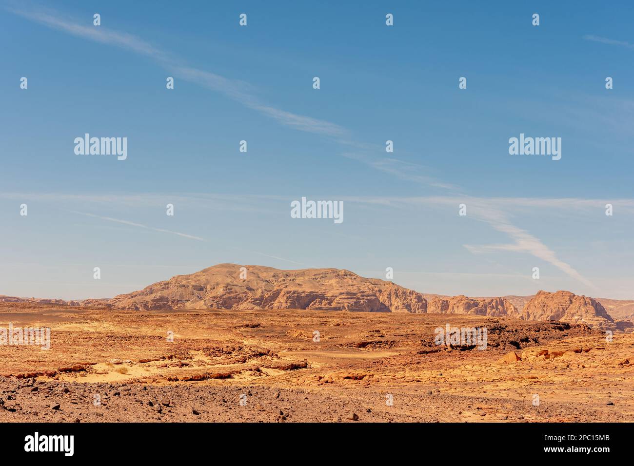 View of mountains in the Sinai desert. Egypt Stock Photo - Alamy