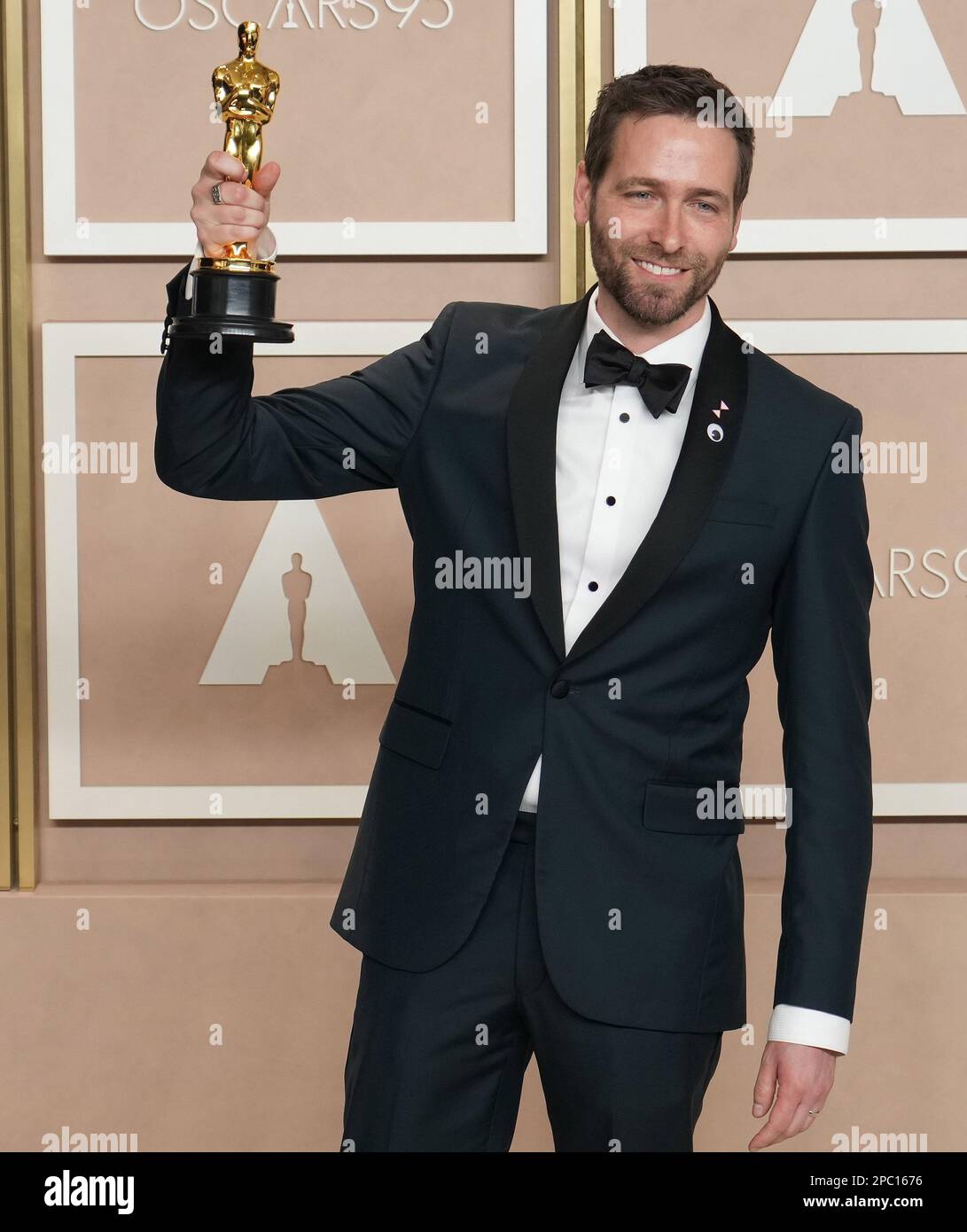 Paul Rogers, winner of the Best Film Editing award for ‘Everything ...