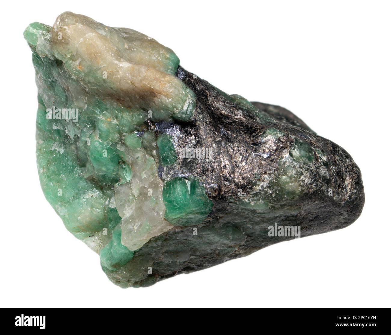Rough emeralds - green Beryl (c6cm across Stock Photo - Alamy