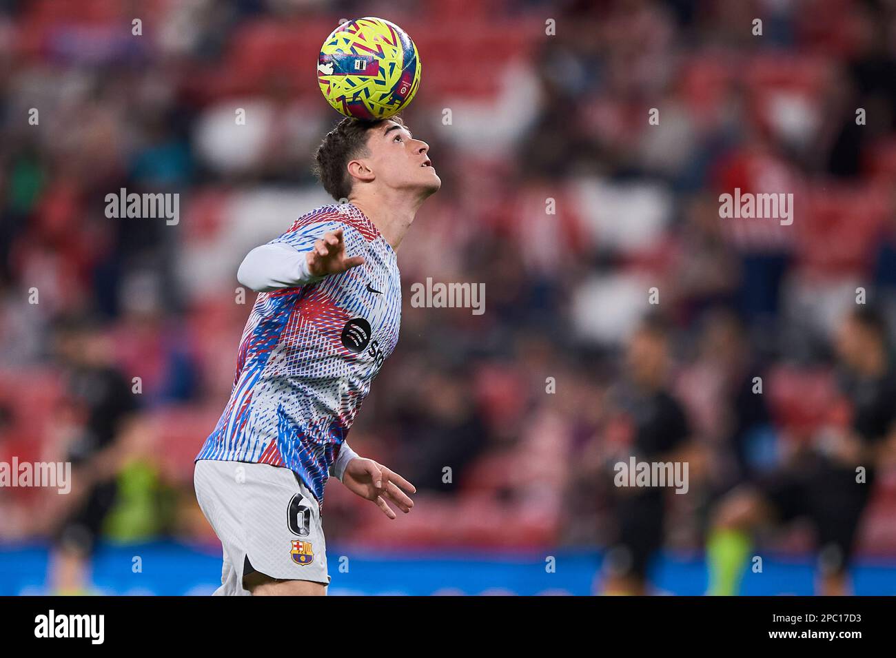 Bilbao, Spain. March 12, 2023, Pablo Martin 'Gavi’ of FC Barcelona ...