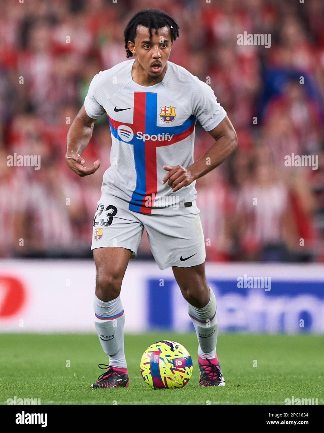Bilbao, Spain. March 12, 2023, Jules Kounde of FC Barcelona during the ...