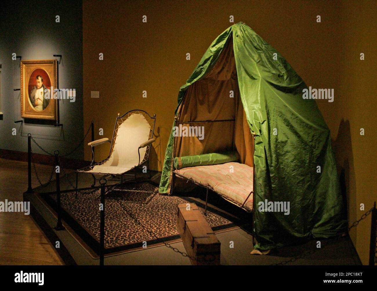 A tent once belonging to Napoleon Bonaparte is seen at the Oklahoma ...