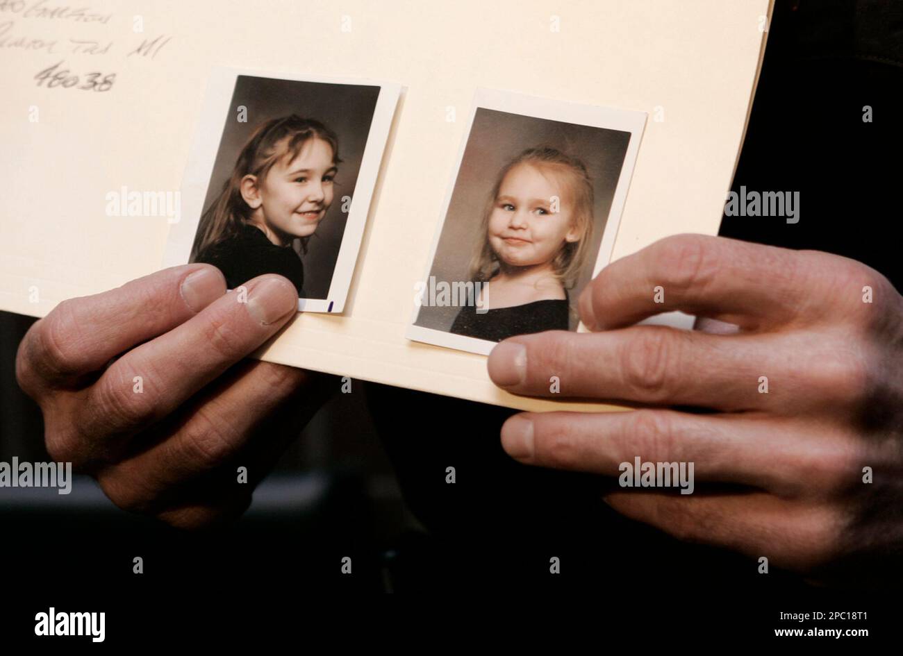 Alexandria Kukla, 8, left, and her sister Ashley, 5, are shown in ...