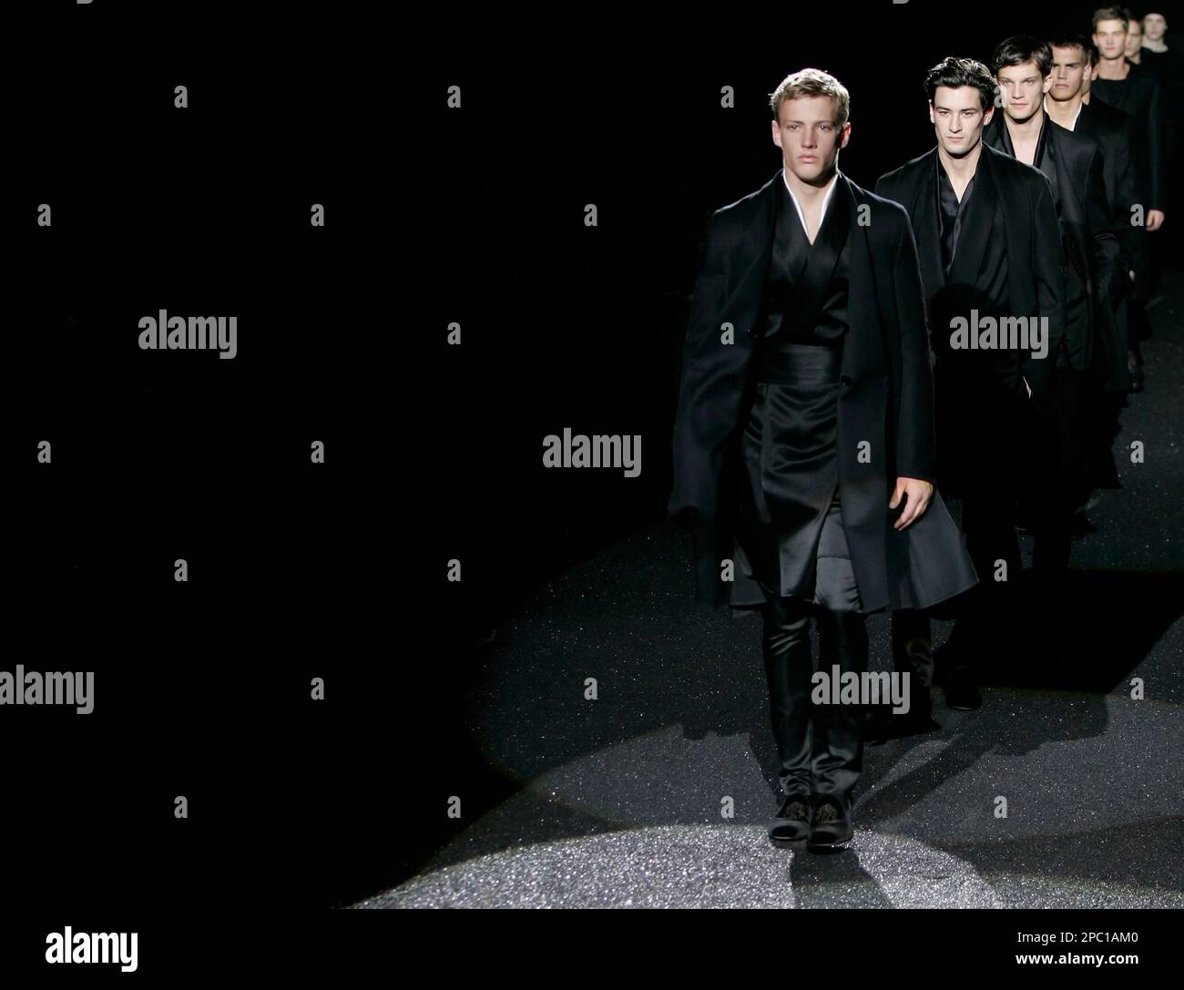 Models walk the runway showing the Z Zegna collection during Fashion ...