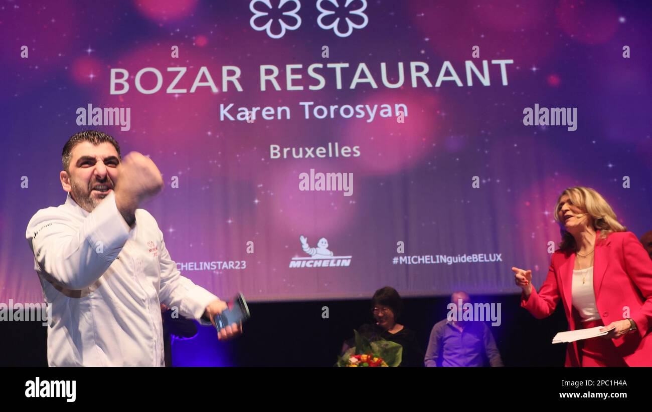 Karen Torosyan of Bozar restaurant celebrates his second star during ...