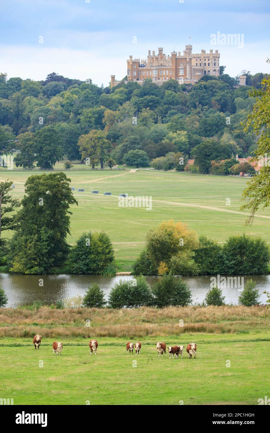 Belvoir Castle is a faux historic castle and stately home in ...
