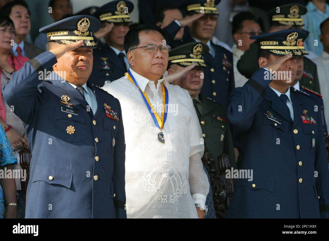 National Defense Secretary Hermogenes Ebdane center, Philippine Air ...