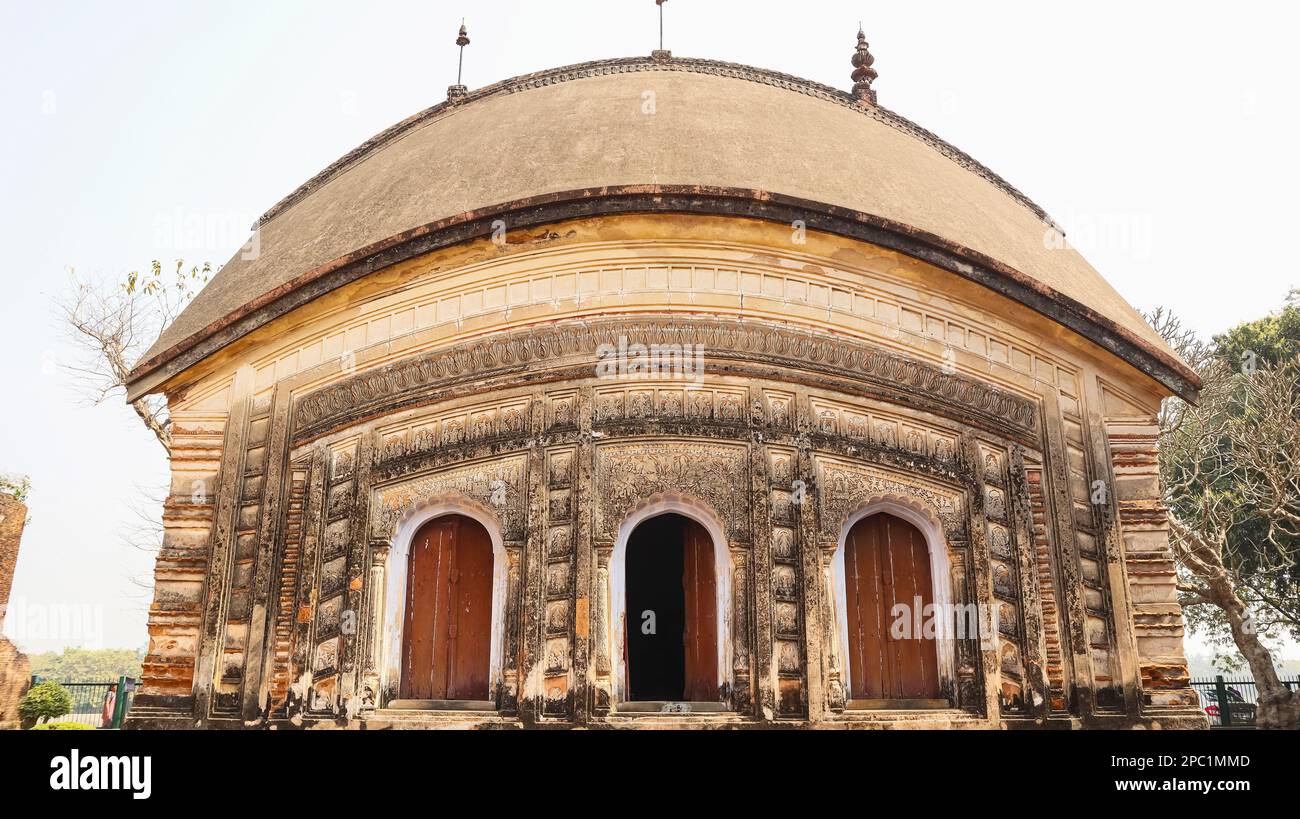 View of One of the Char Bangla Temple, Jiaganj, West Bengal, India ...