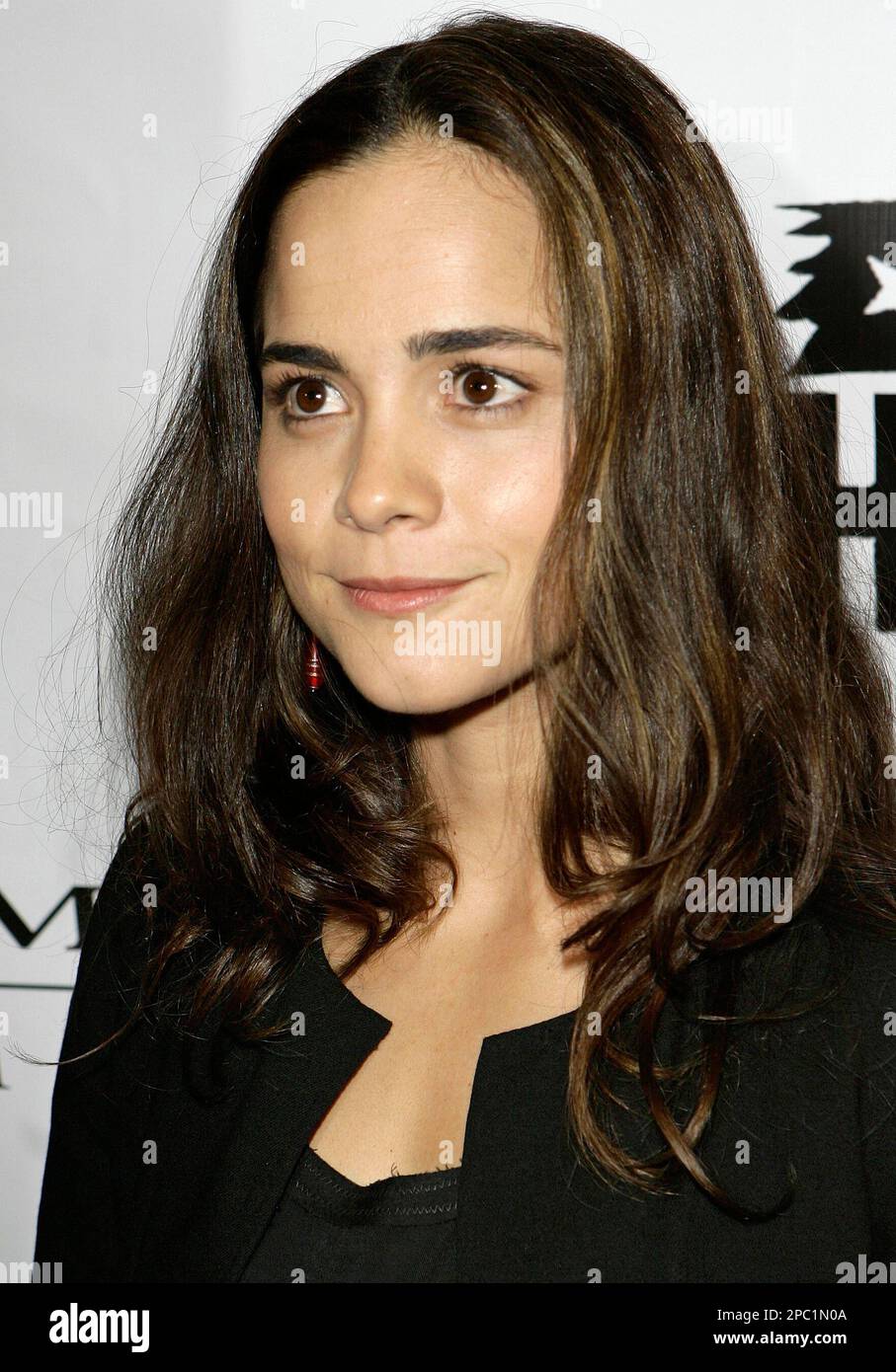 Actress Alice Braga poses for photographers during red-carpet arrivals ...