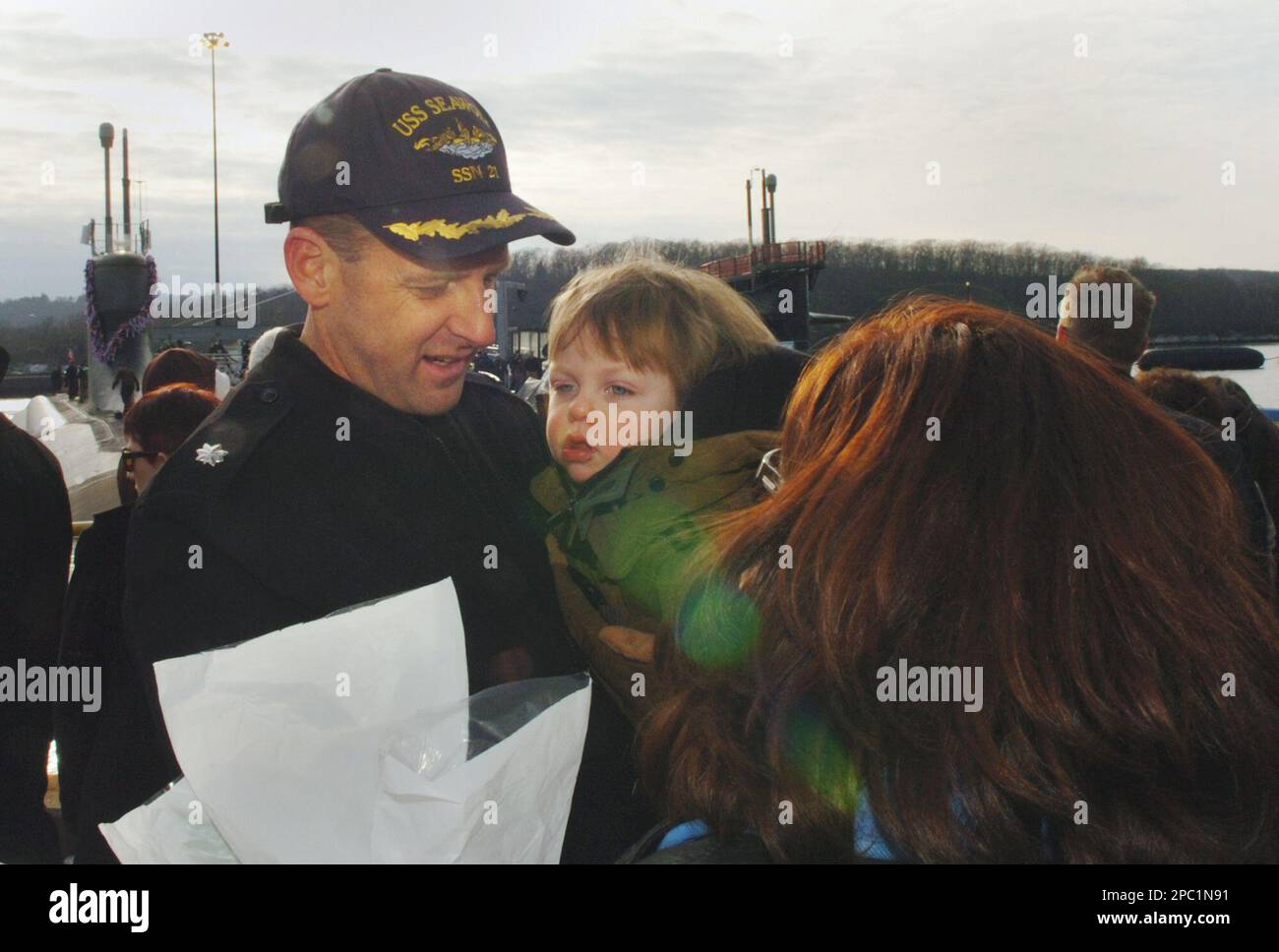 Cmdr. Scott Hopkins commanding officer of the USS Seawolf Scott Hopkins ...