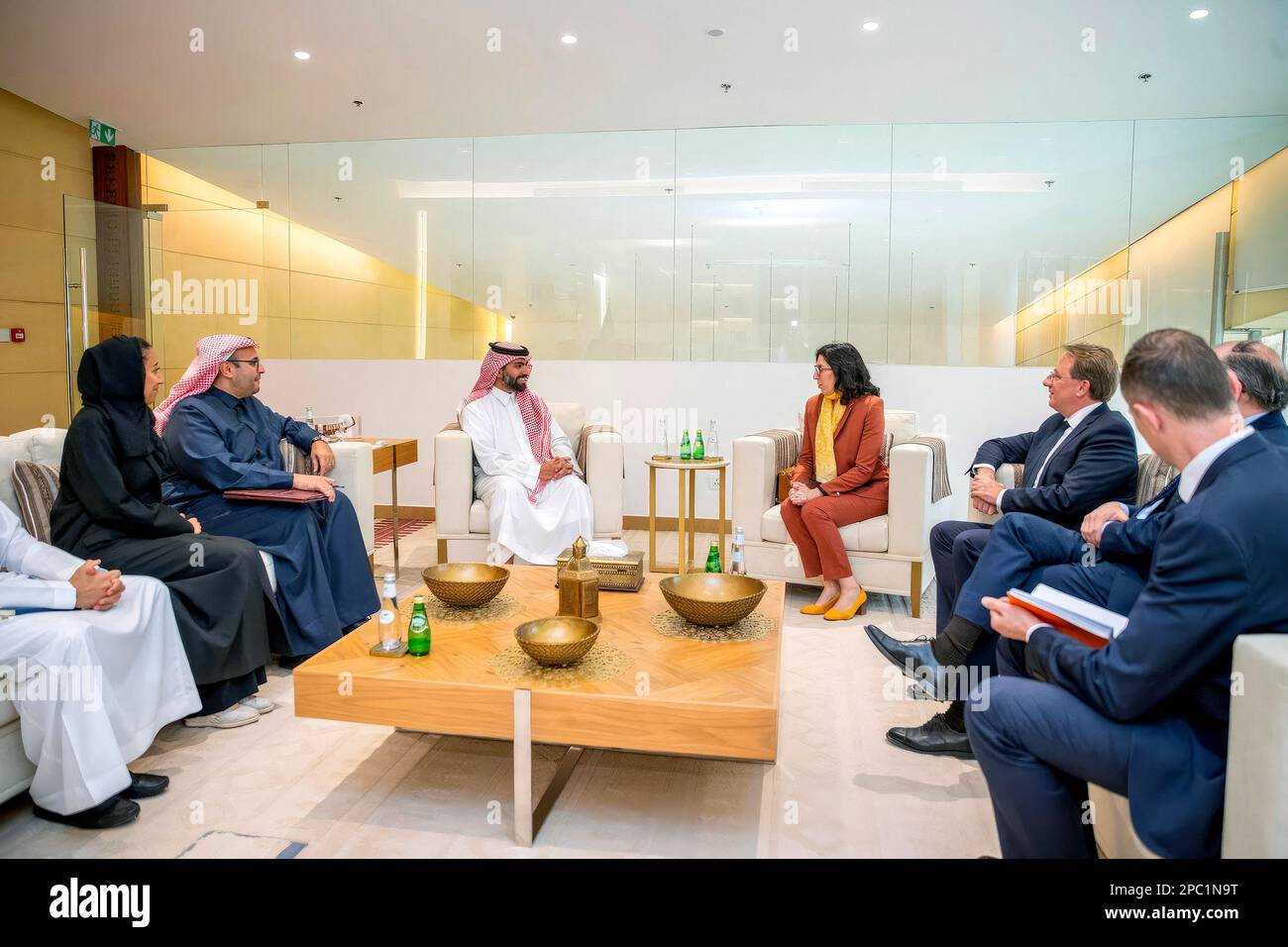 Riyadh, Saudi Arabia. 12th Mar, 2023. Saudi Culture Minister Prince ...