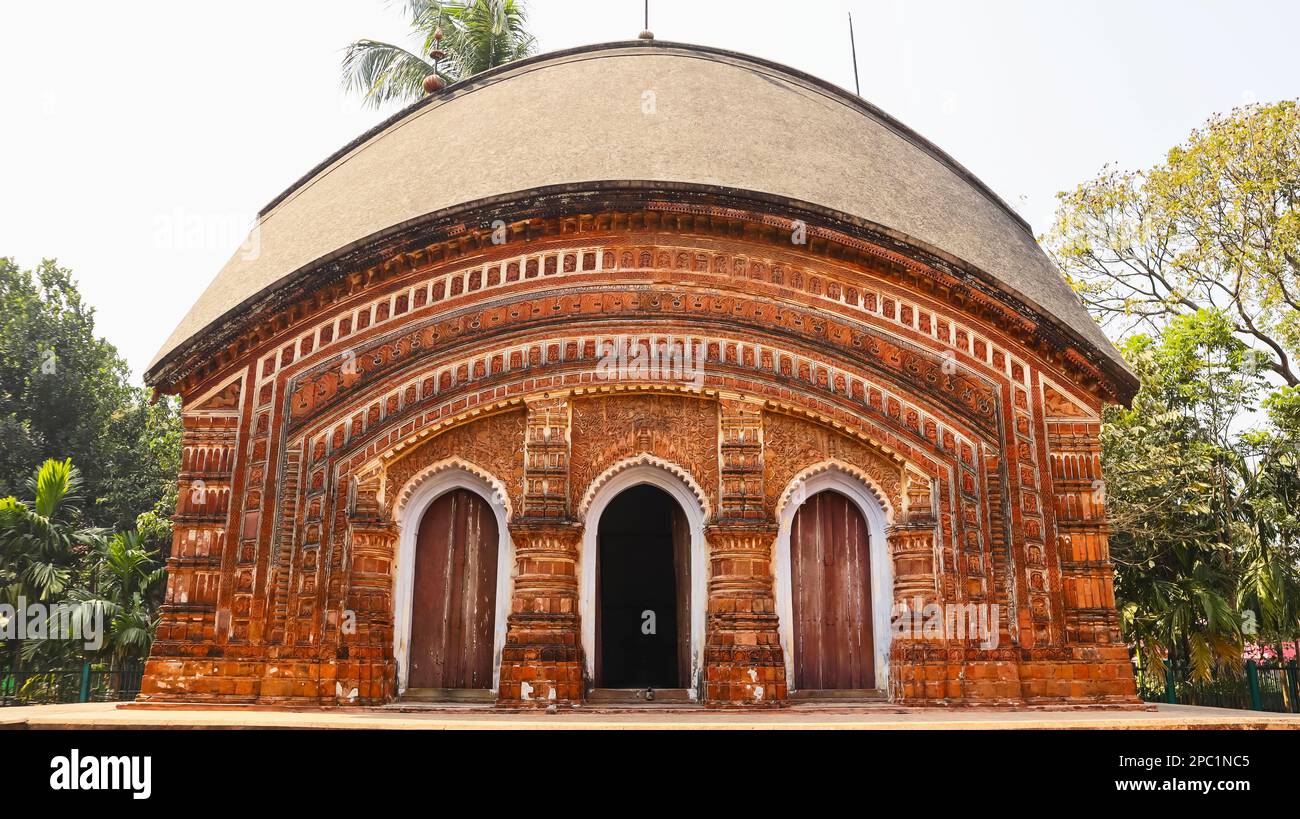 View of One of the Char Bangla Temple, Jiaganj, West Bengal, India ...