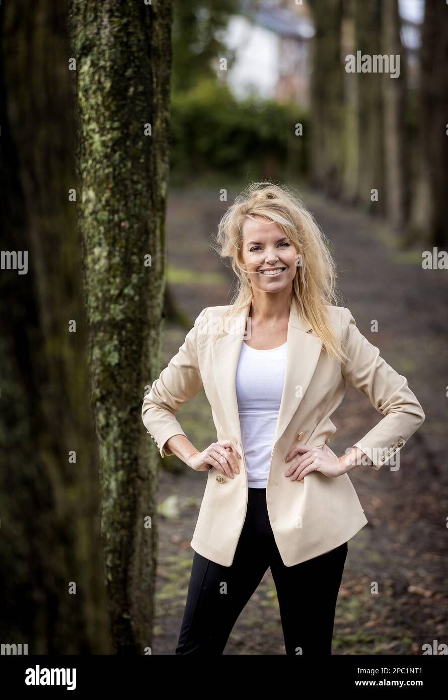 HILVERSUM - Portrait of program maker and EO TV presenter Anne-Mar Zwart. ANP KOEN VAN WEEL ...