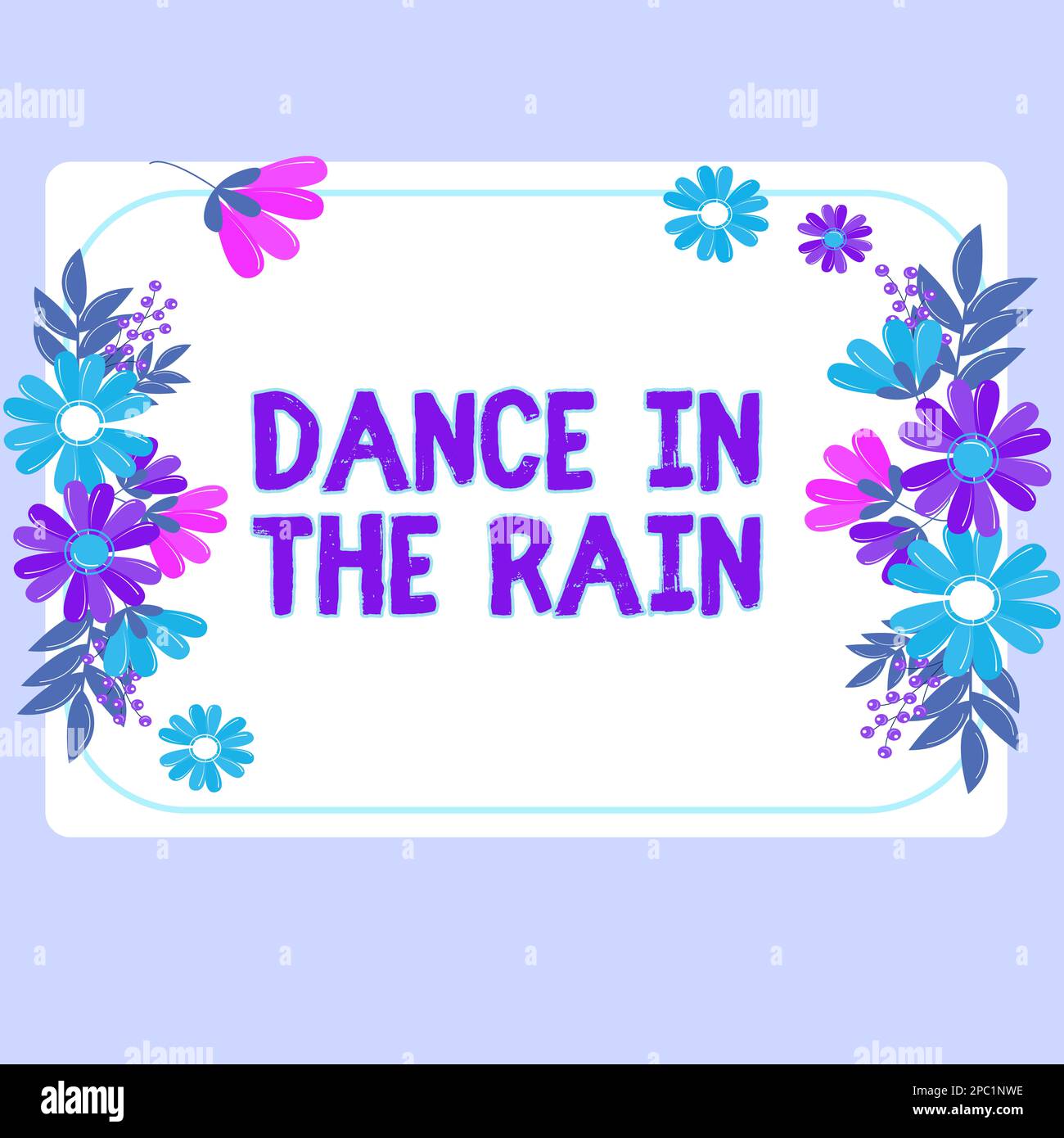Hand writing sign Dance In The Rain. Word for Enjoy the rainy day ...