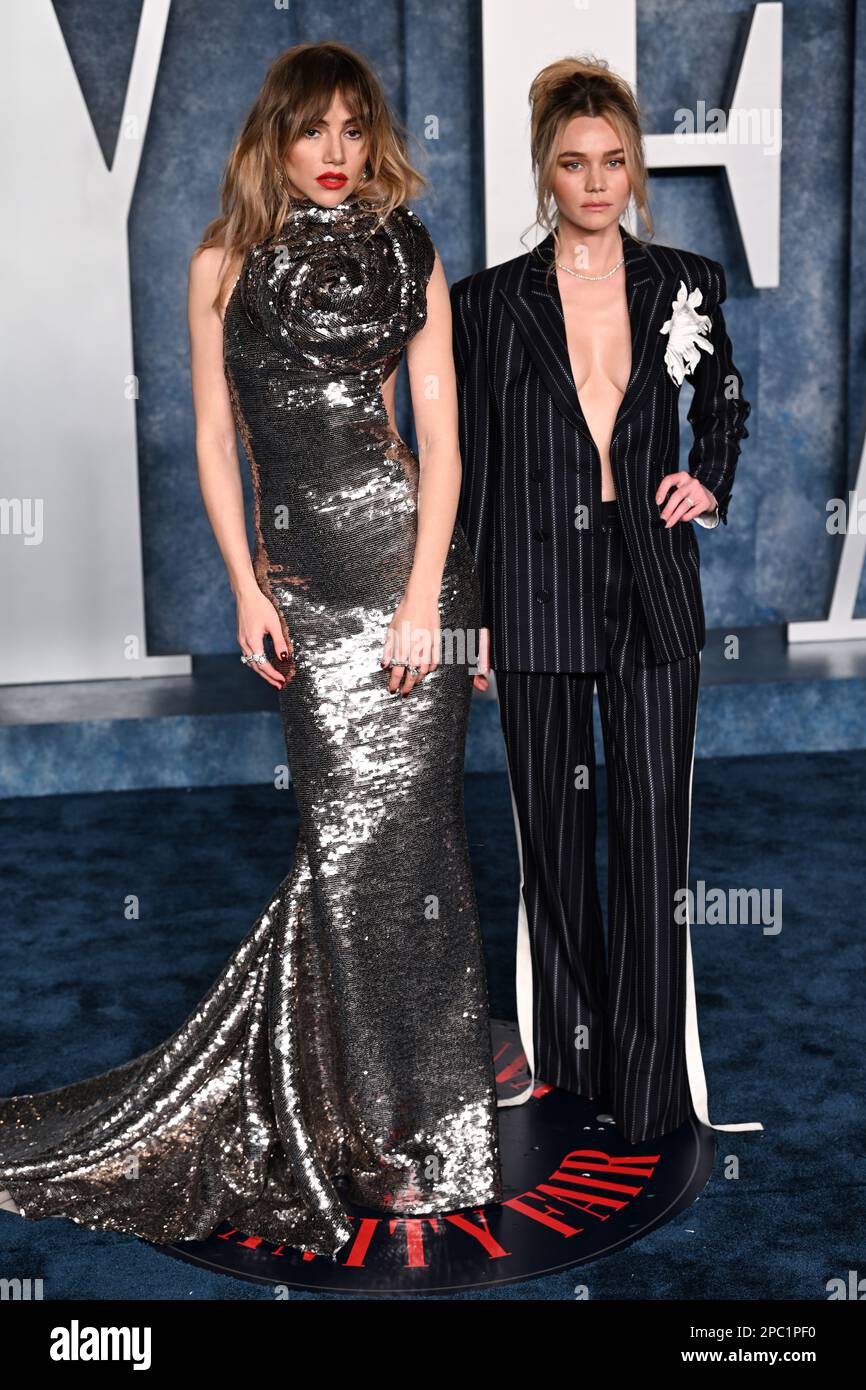 Los Angeles, USA. 13th Mar, 2023. Suki Waterhouse and Immy Waterhouse ...