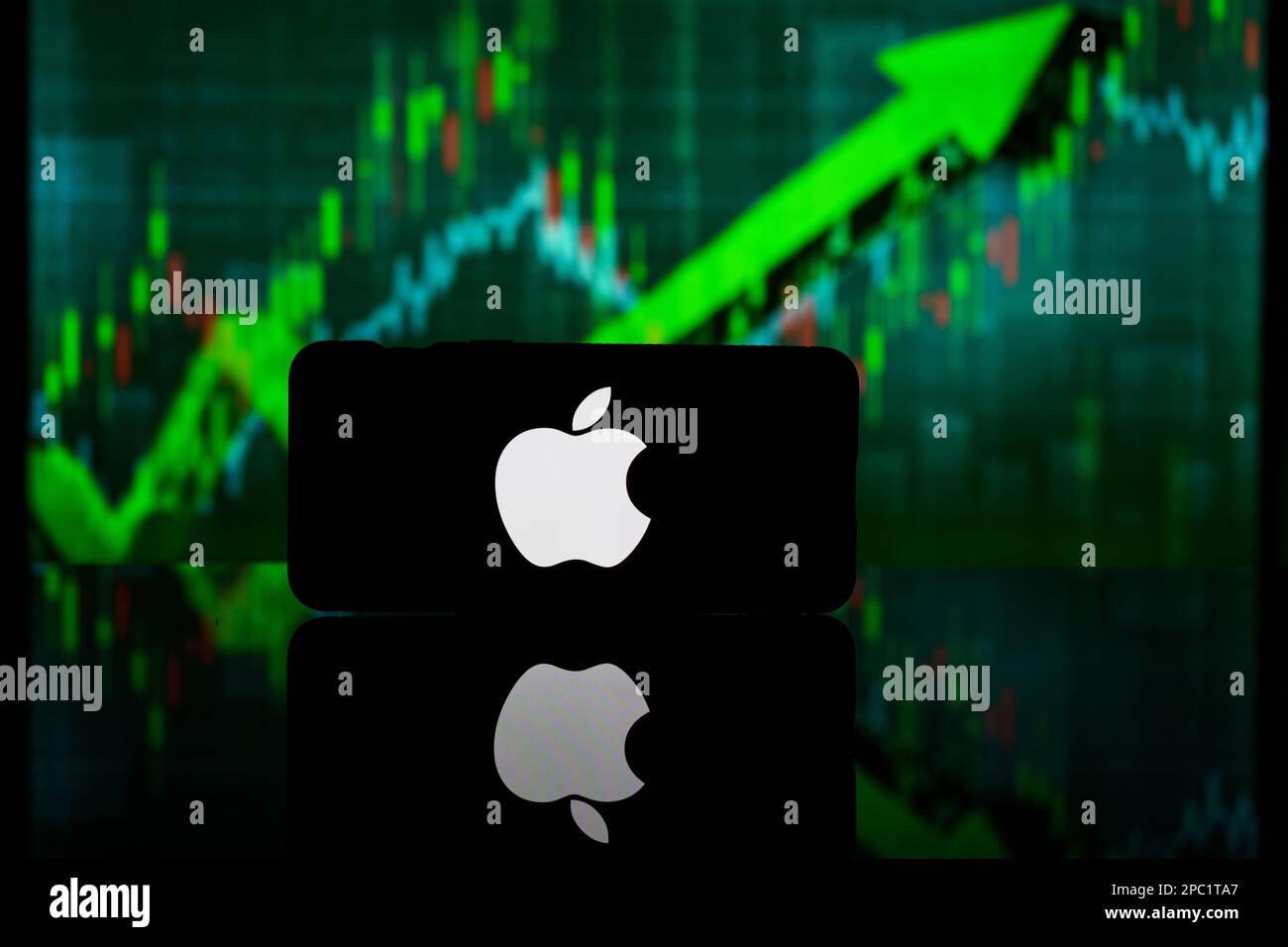 New York, United States of America - 2023 March 10: Apple company on ...