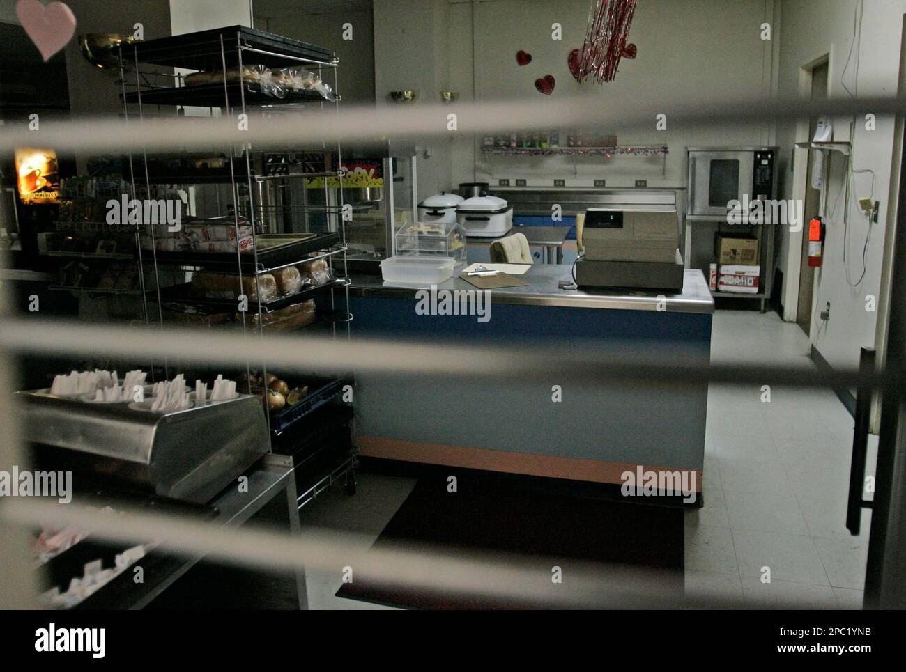 The closed snack bar in the basement of the Capitol Building in ...