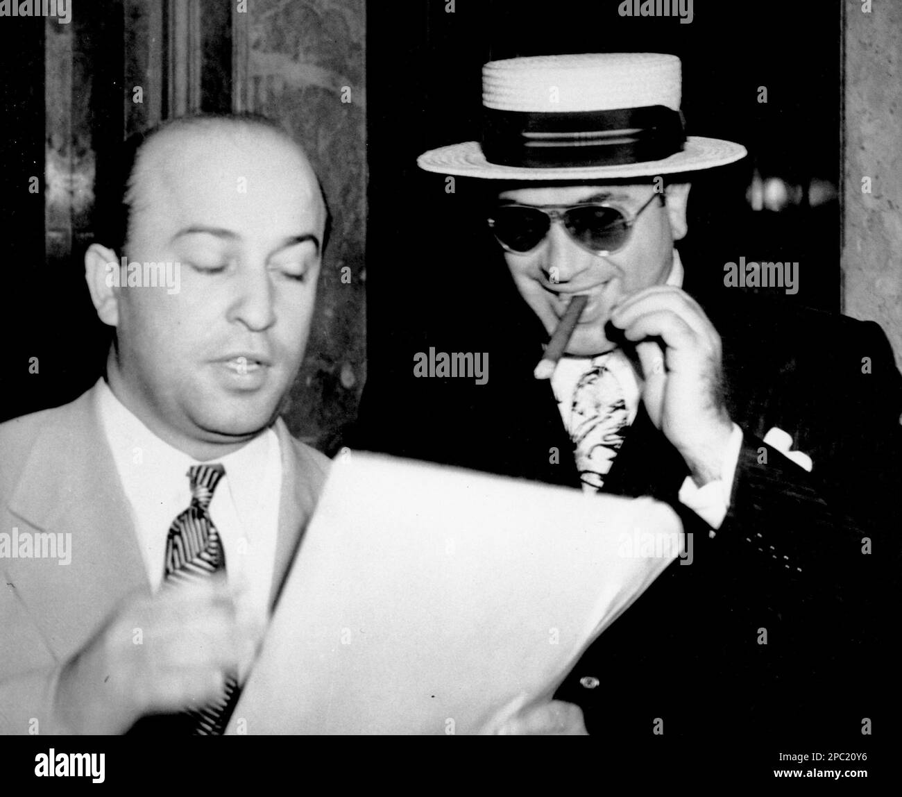 TO GO WITH STORY AL CAPONE LEGADO ** FILE ** Al Capone, smoking a cigar ...