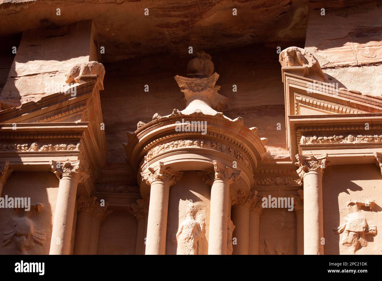 The Treasury is one of the most elaborate temples in Petra, a city of ...