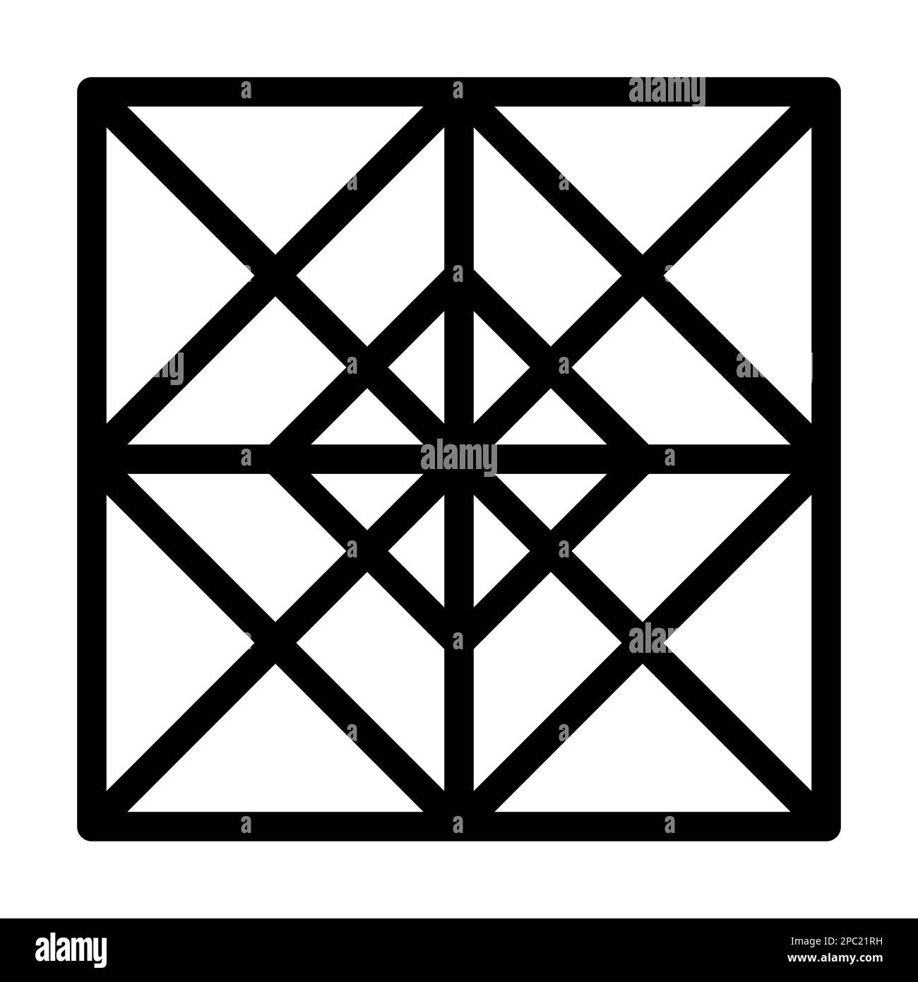 Ceiling Vector Thick Line Icon For Personal And Commercial Use Stock Photo - Alamy