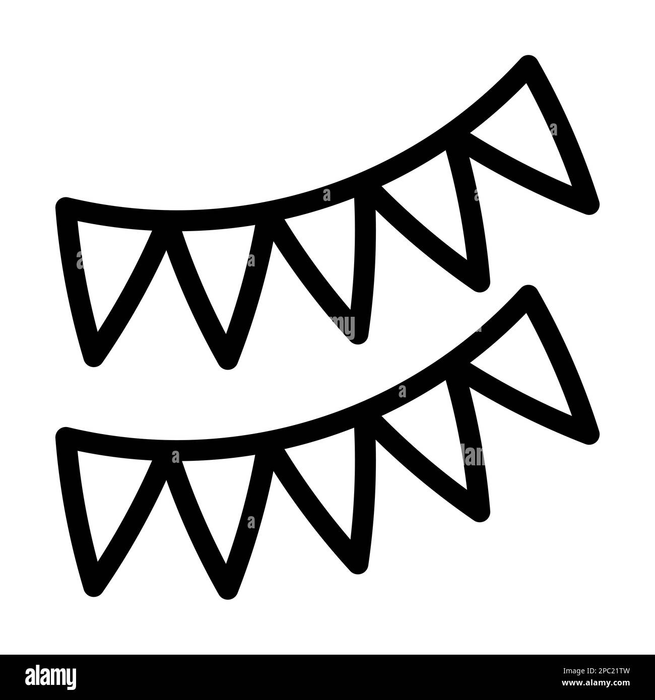Decoration Vector Thick Line Icon For Personal And Commercial Use Stock