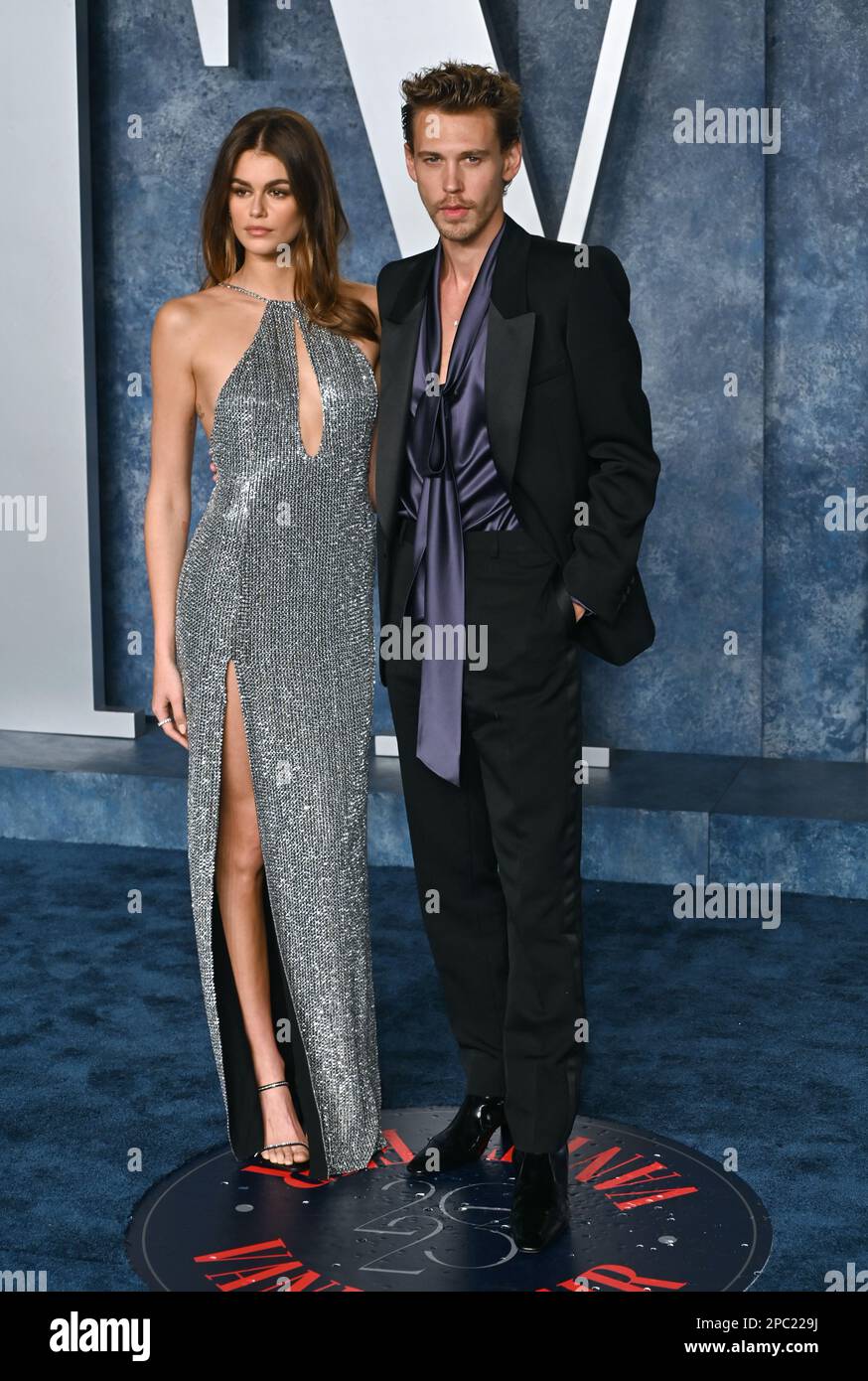 Beverly Hills, USA. 12th Mar, 2023. Kaia Gerber & Austin Butler at the ...