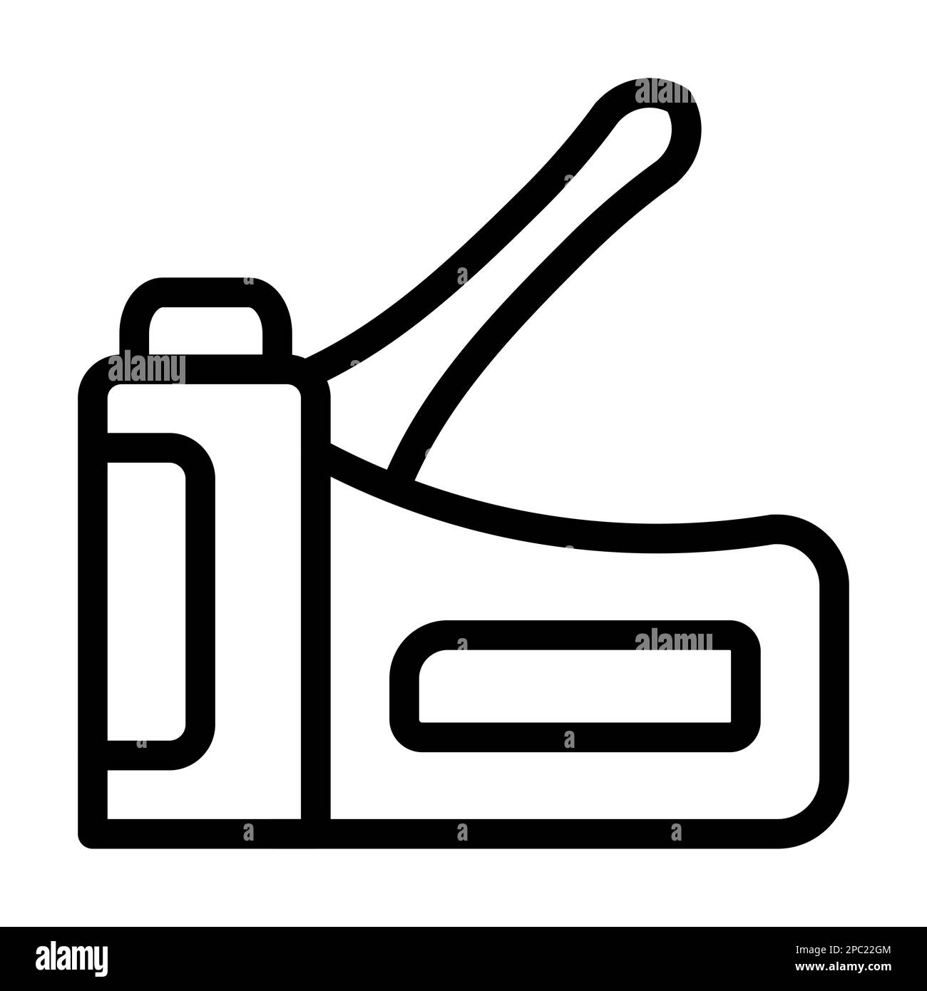 Staple Gun Vector Thick Line Icon For Personal And Commercial Use Stock ...
