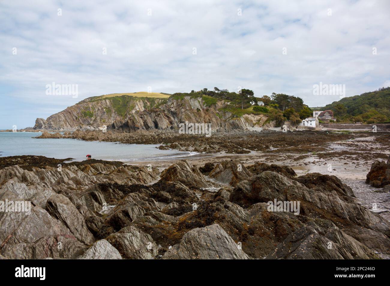 Lee Bay, North Devon, UK Stock Photo - Alamy