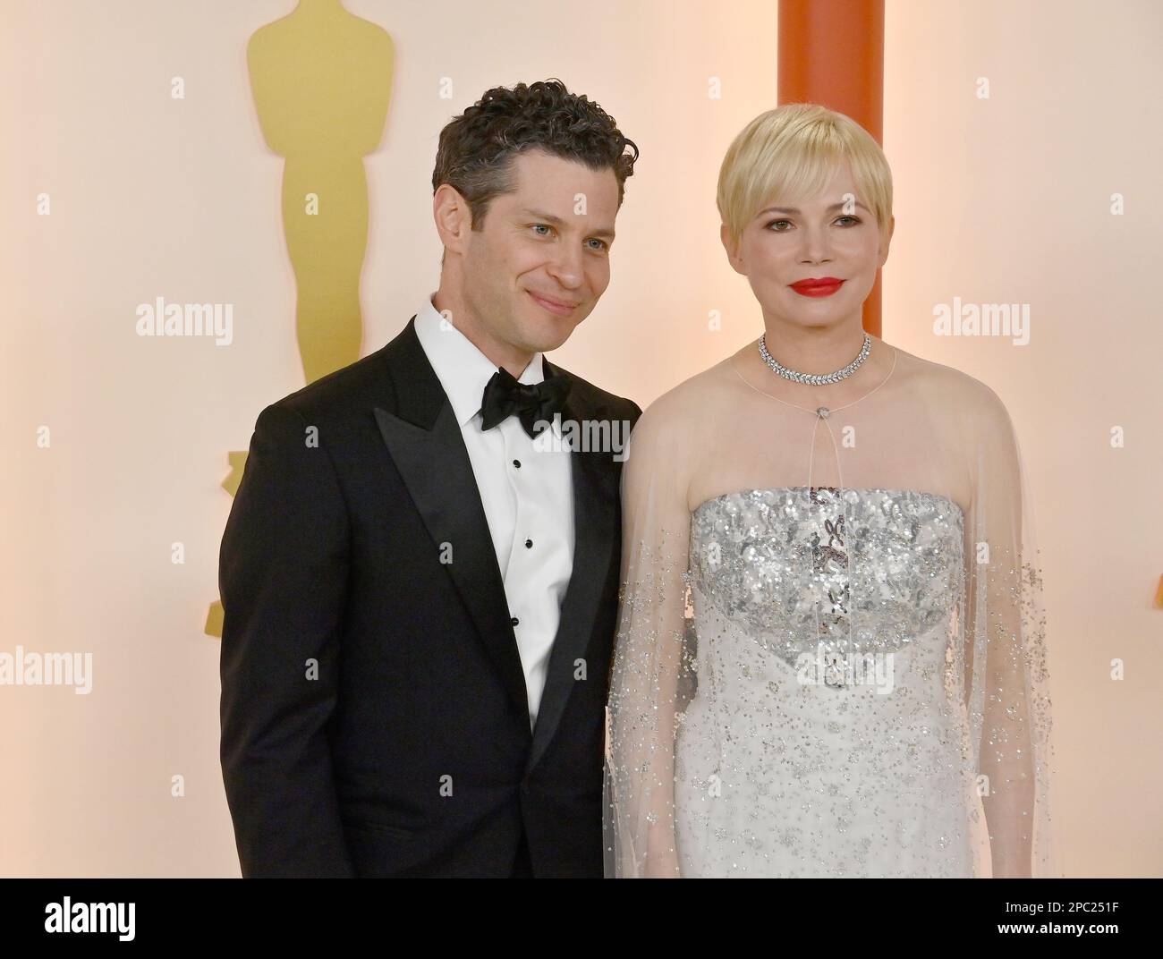 (L-R) Thomas Kail and Michelle Williams attend the 95th annual Academy ...