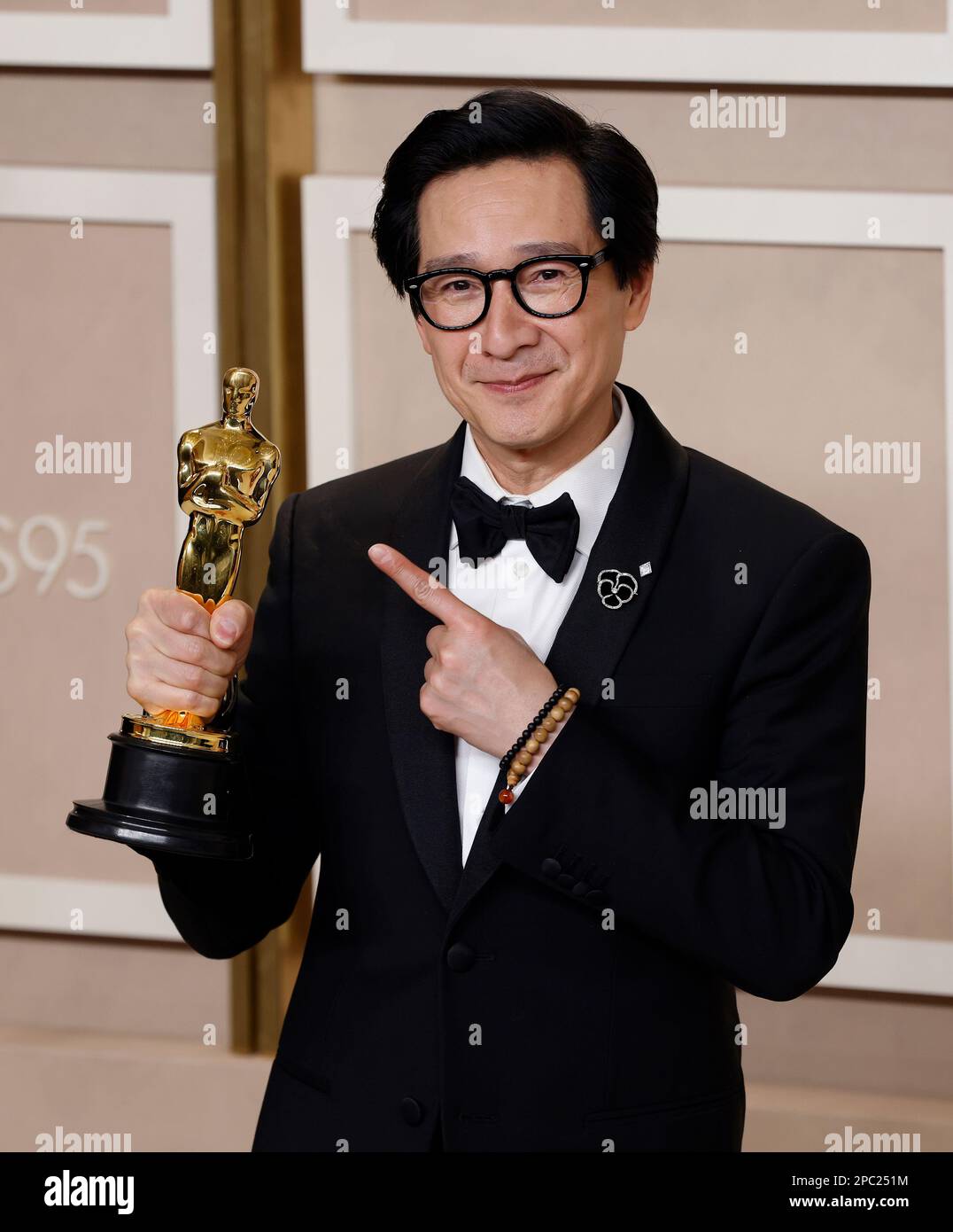 Ke Huy Quan winner of the award for Best Supporting Actor, for ...