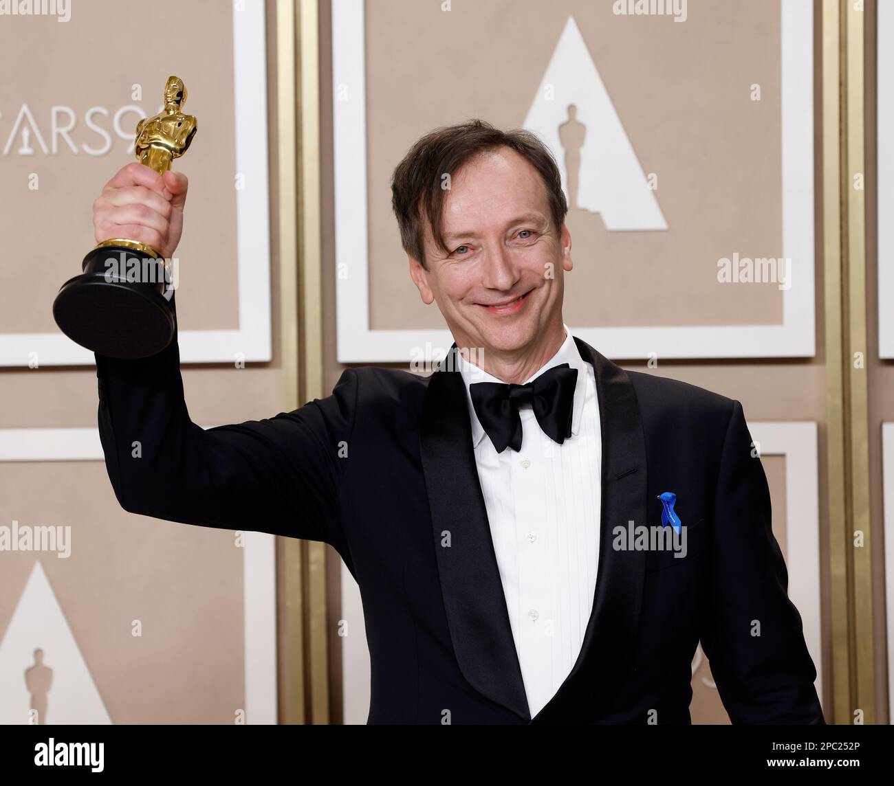 Volker Bertelmann, winner of the award for Best Original Score for "All ...