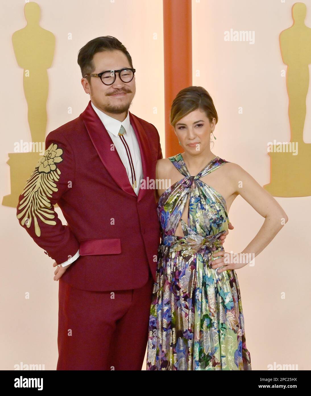 (L-R) Daniel Kwan and Kirsten Lepore attend the 95th annual Academy ...