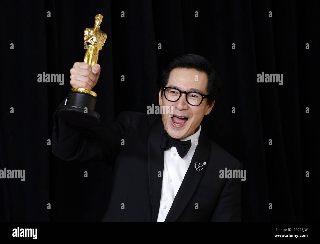 Ke Huy Quan winner of the Best Supporting Actor, for "Everything ...