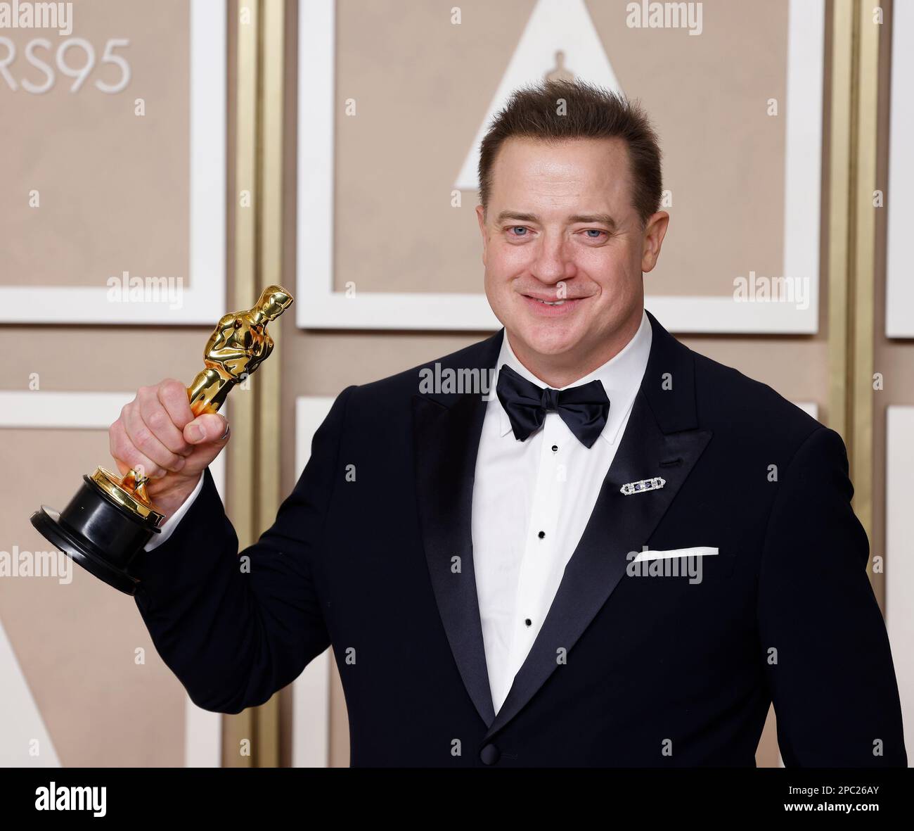 Los Angeles, United States. 12th Mar, 2023. Brendan Fraser, winner of ...