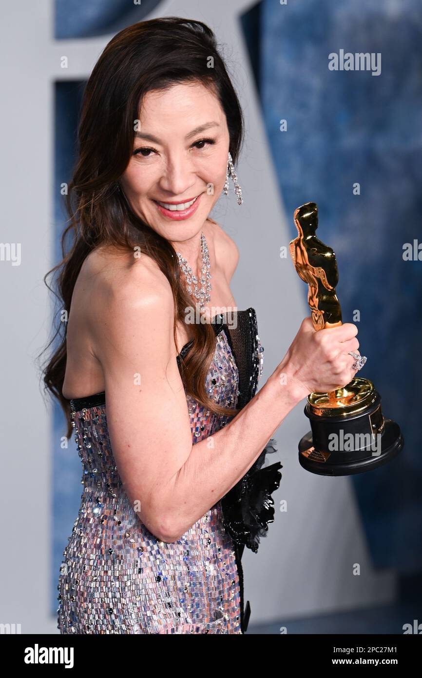 Los Angeles, USA. 13th Mar, 2023. Michelle Yeoh arriving at the Vanity ...