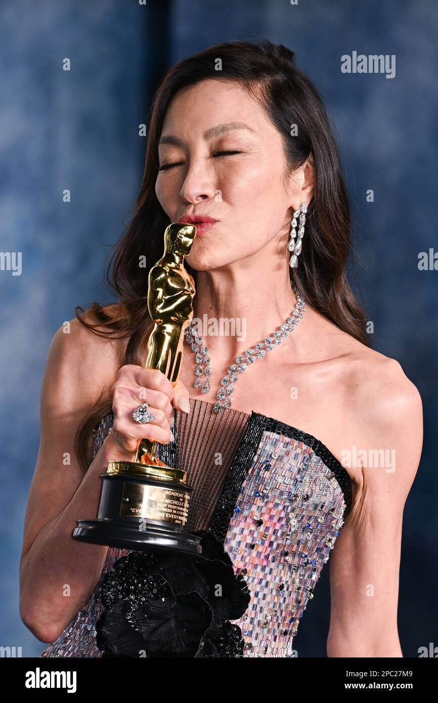 Los Angeles, USA. 13th Mar, 2023. Michelle Yeoh arriving at the Vanity ...