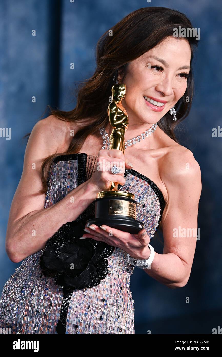 Los Angeles, USA. 13th Mar, 2023. Michelle Yeoh arriving at the Vanity ...
