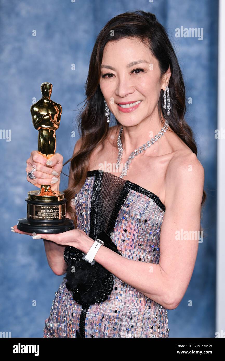 Los Angeles, USA. 13th Mar, 2023. Michelle Yeoh arriving at the Vanity ...