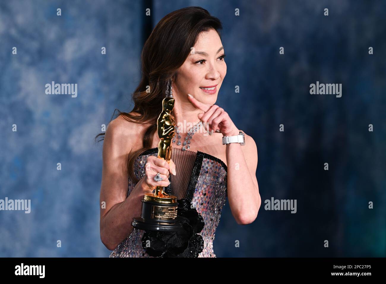 Los Angeles, USA. 13th Mar, 2023. Michelle Yeoh arriving at the Vanity ...