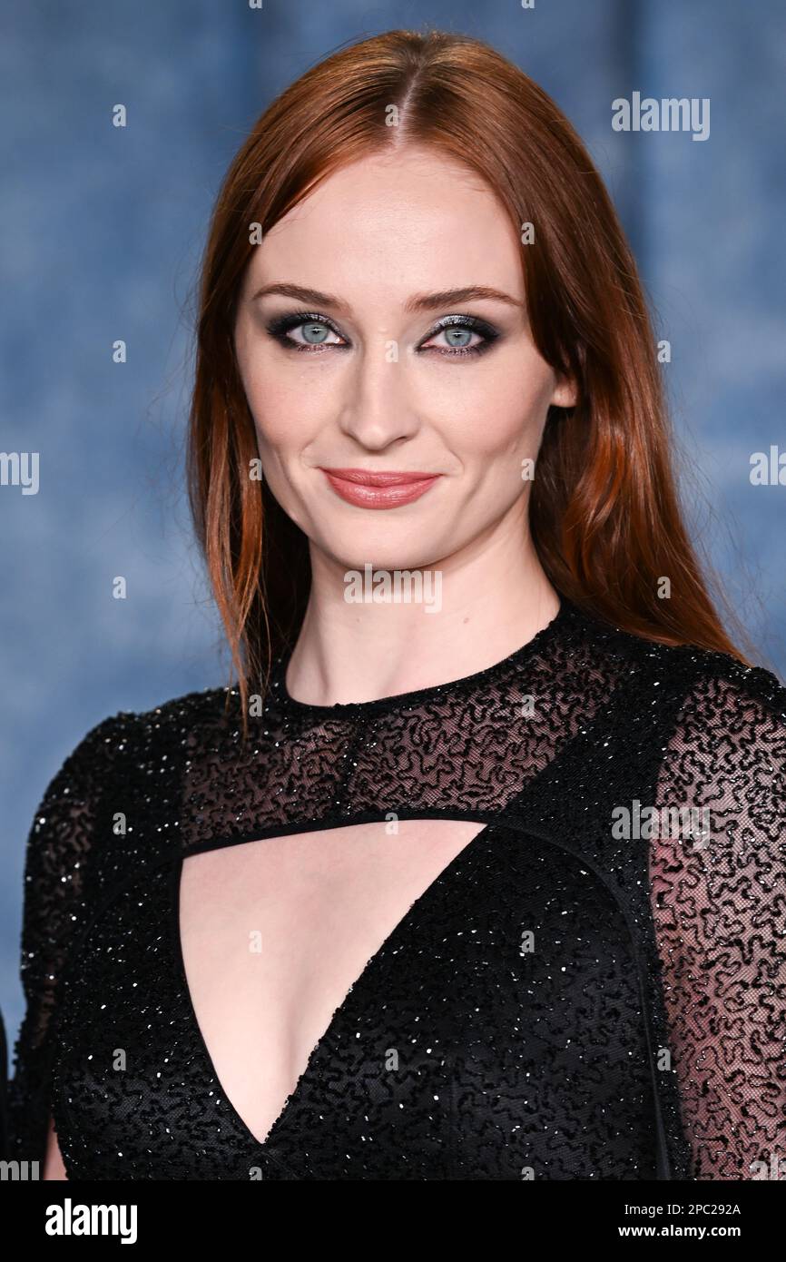 Los Angeles, USA. 13th Mar, 2023. Sophie Turner arriving at the Vanity ...