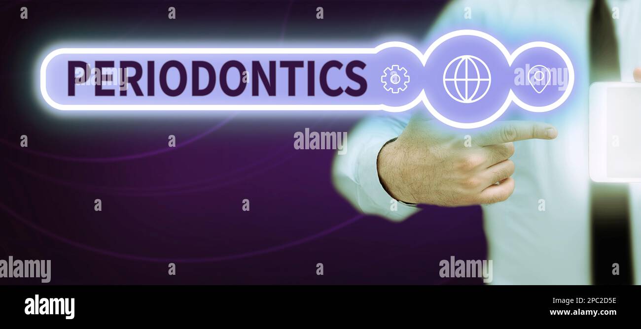 Writing displaying text Periodontics. Business approach a branch of ...