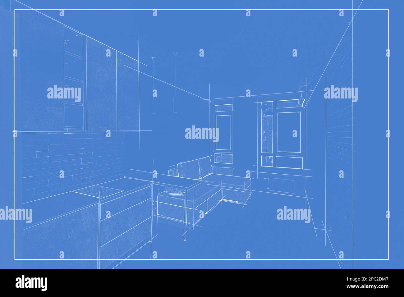 Interior kitchen cad hi-res stock photography and images - Alamy