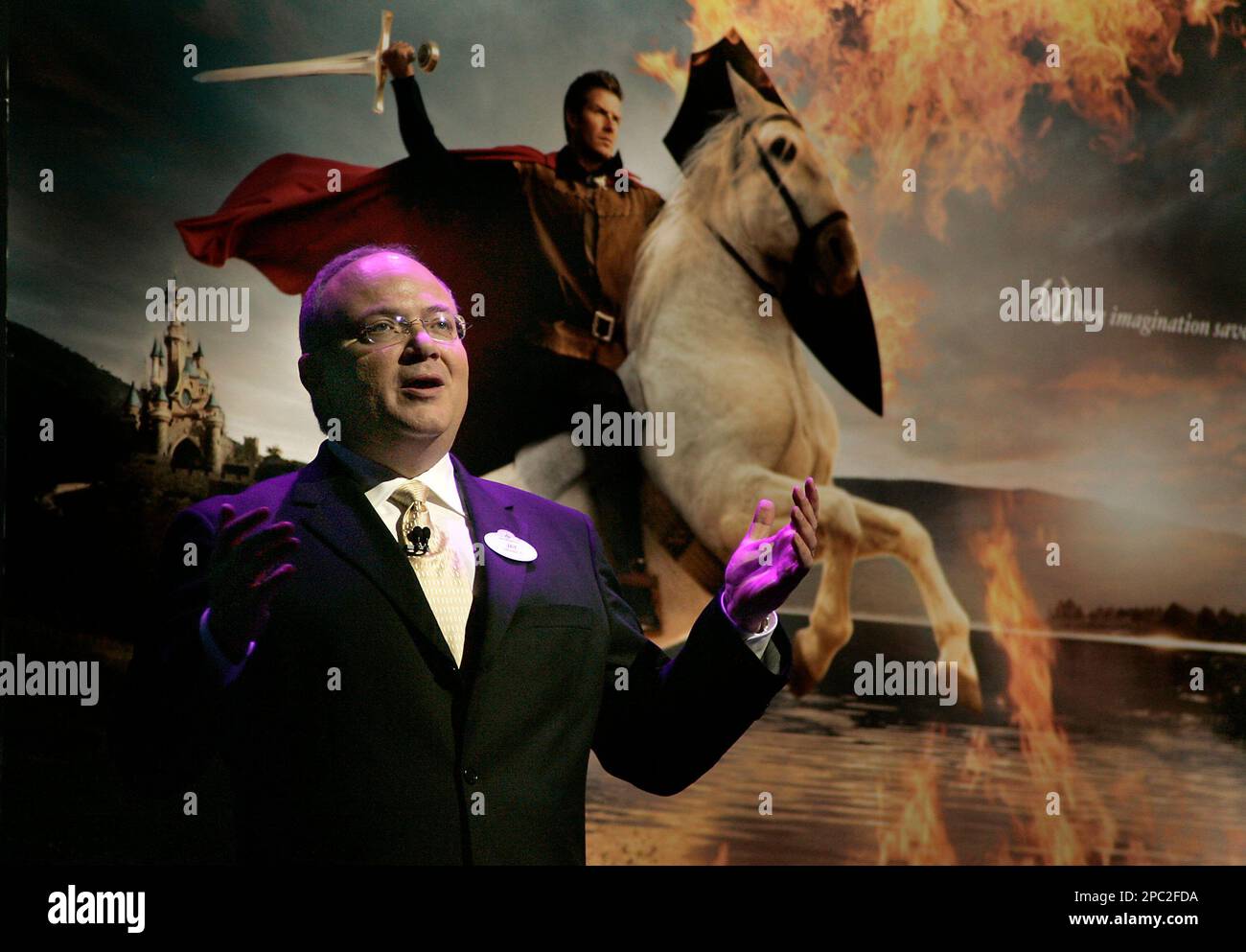 Disney Chairman of Parks Jay Rasulo introduces the photographic works ...