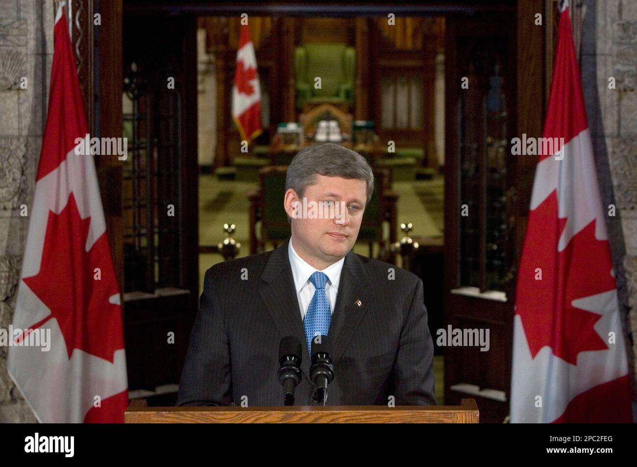 Canadian Prime Minister Stephen Harper apologizes on behalf of the ...