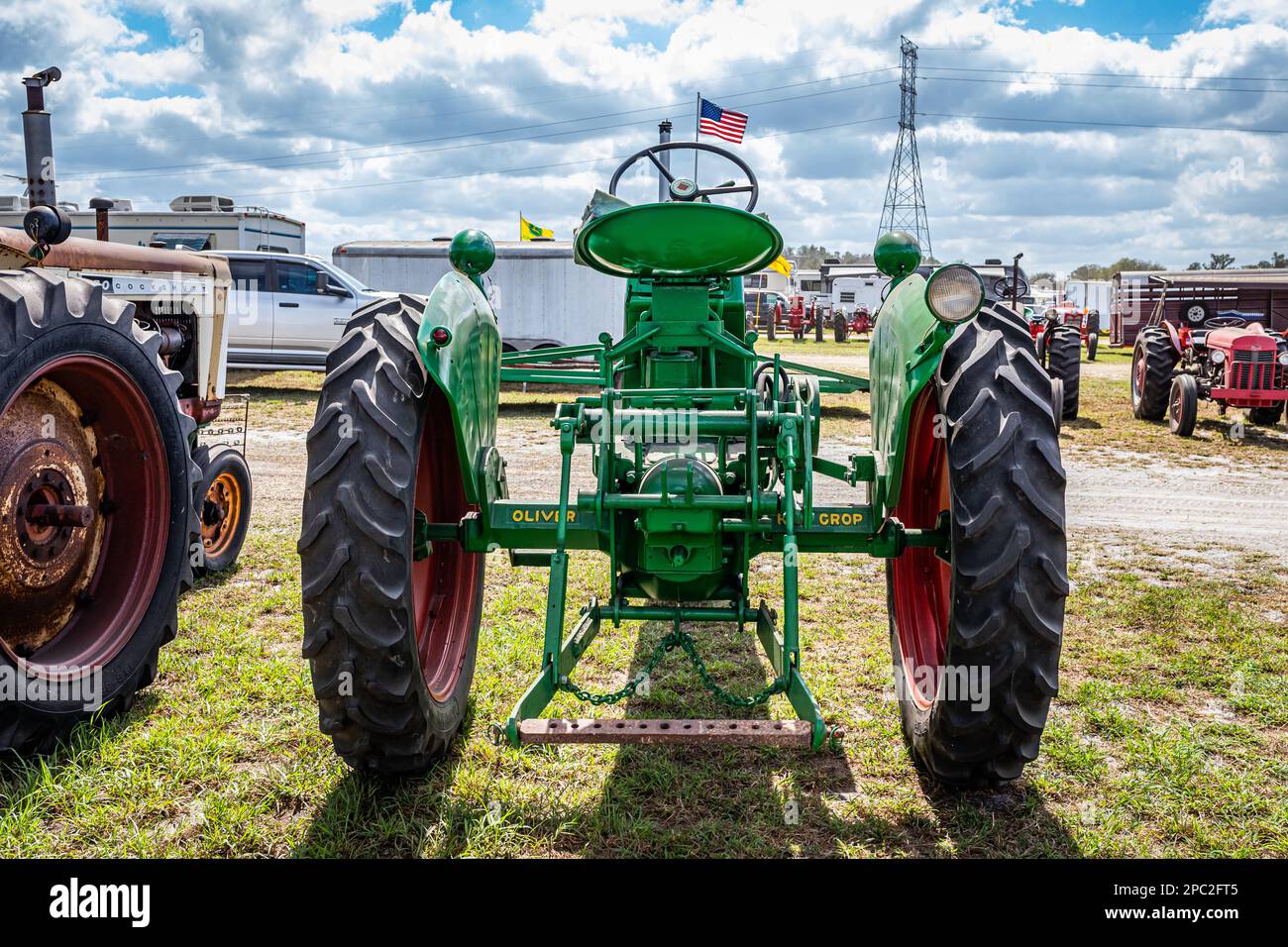 Restored oliver tractor hi-res stock photography and images - Alamy