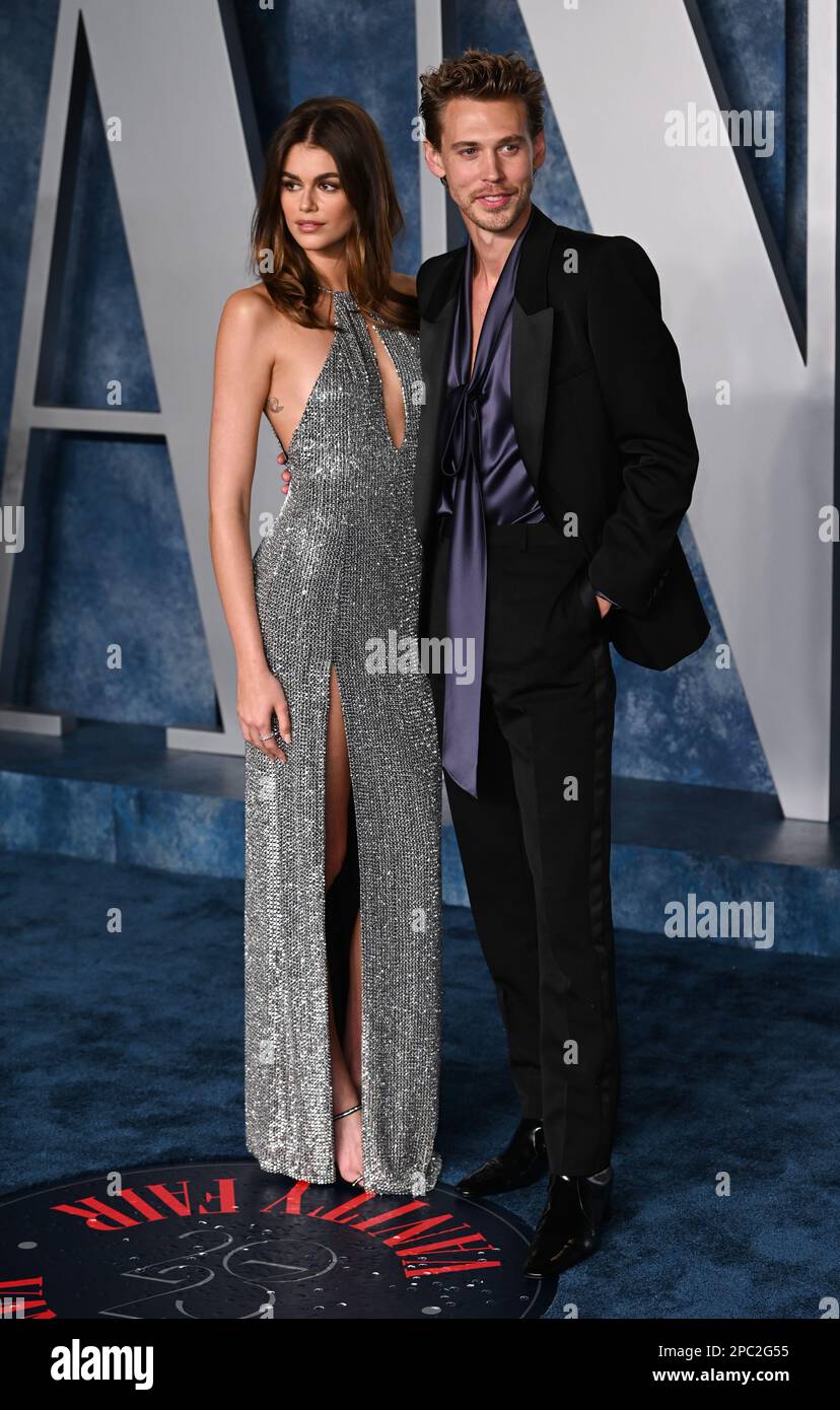 Los Angeles, USA. 13th Mar, 2023. Kaia Gerber and Austin Butler ...